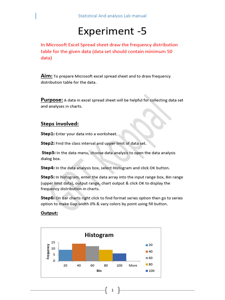 Experiments-converted | PDF | Histogram | Quartile