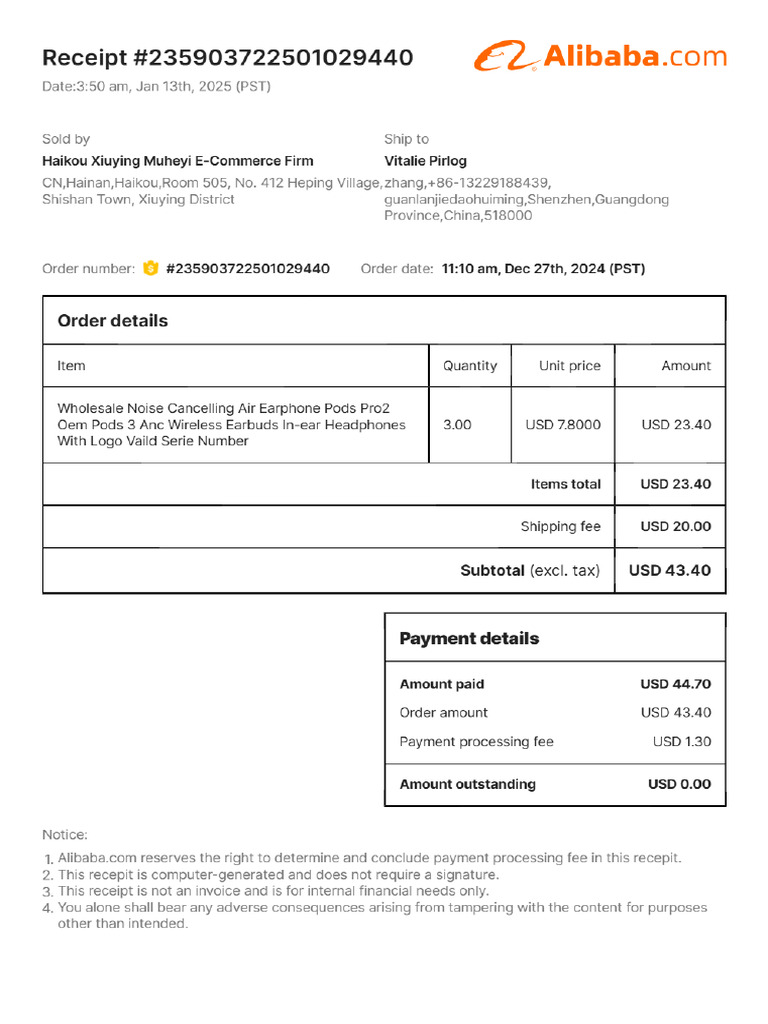 Receipt 235903722501029440 | PDF