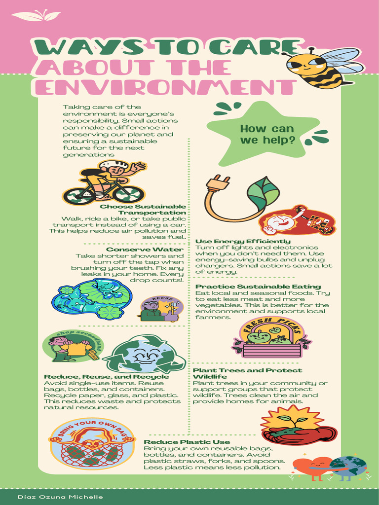 Ways To Care About The Environment | PDF