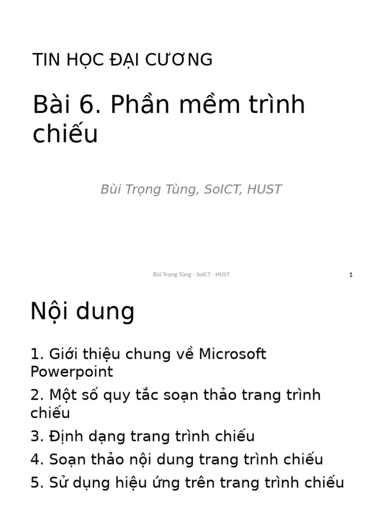 Bai06 Powerpoint | PDF