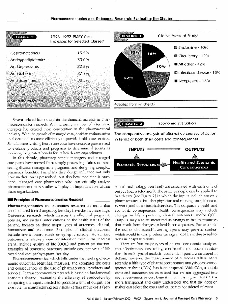 Motheral Et Al 2015 Principles of Pharmacoeconomics | PDF | Health Care ...