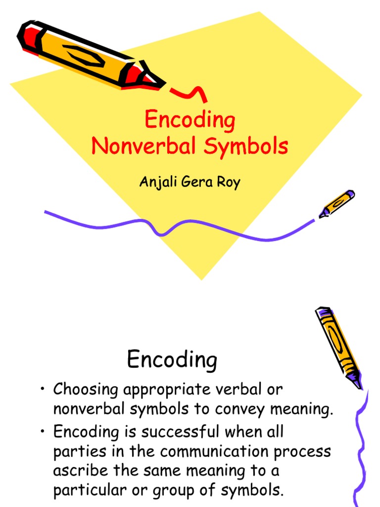 Encoding 1 | PDF | Nonverbal Communication | Body Language