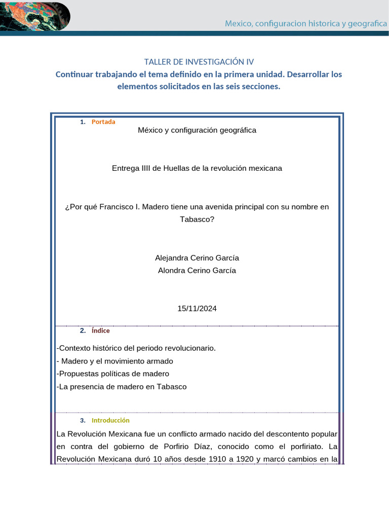 Entrega IIII de Huellas de la revolución mexicana | PDF | revolución ...