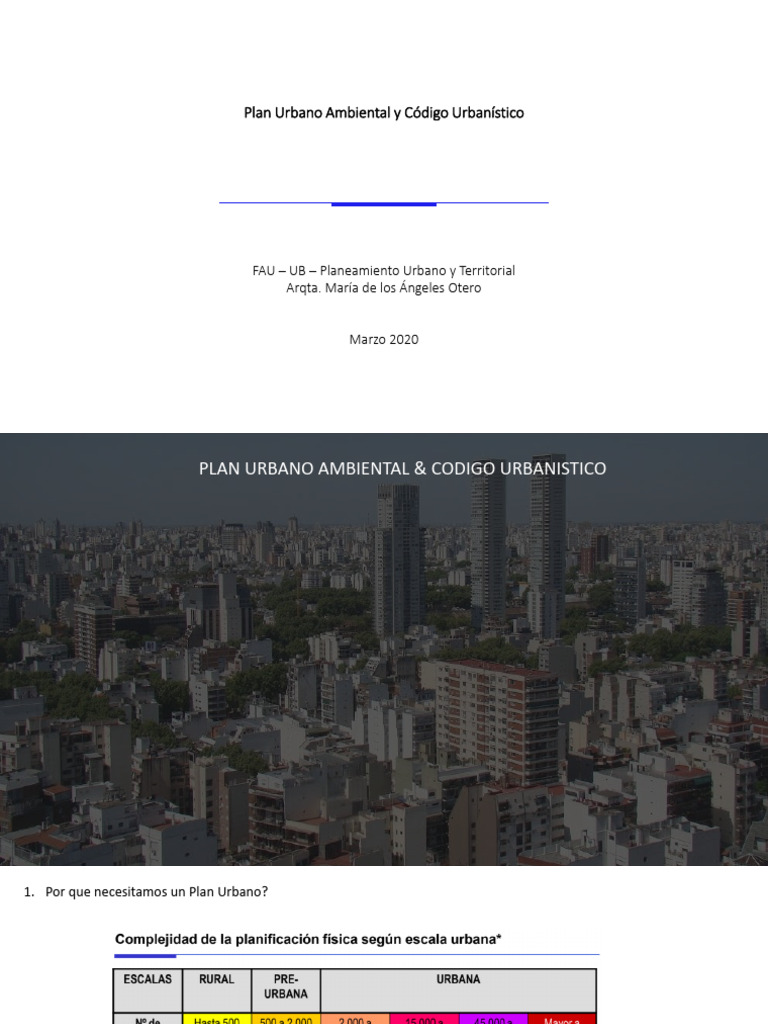 Codigo Urbanistico - PUA Circulo celeste | PDF | Sustentabilidad | Buenos Aires