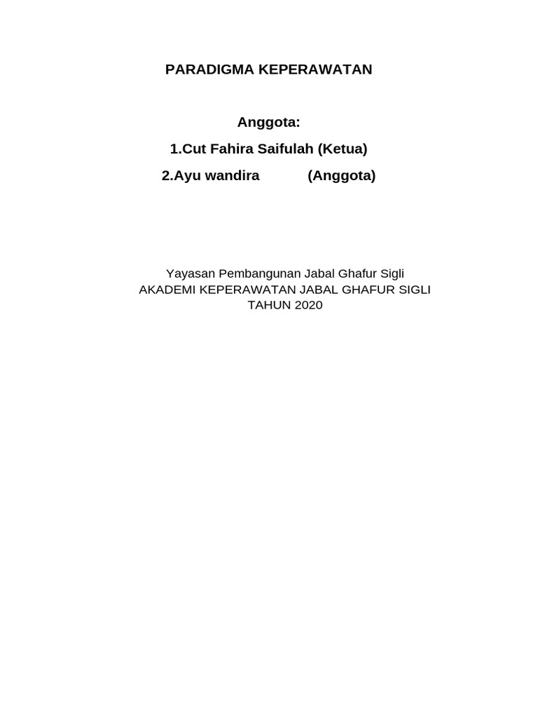 Contoh Tulisan Cover | PDF