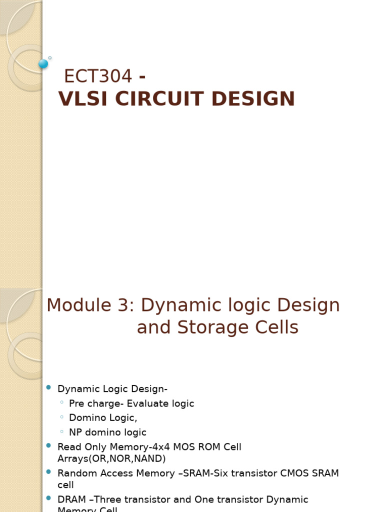 VLSI-mod3_1 | PDF | Logic Gate | Cmos