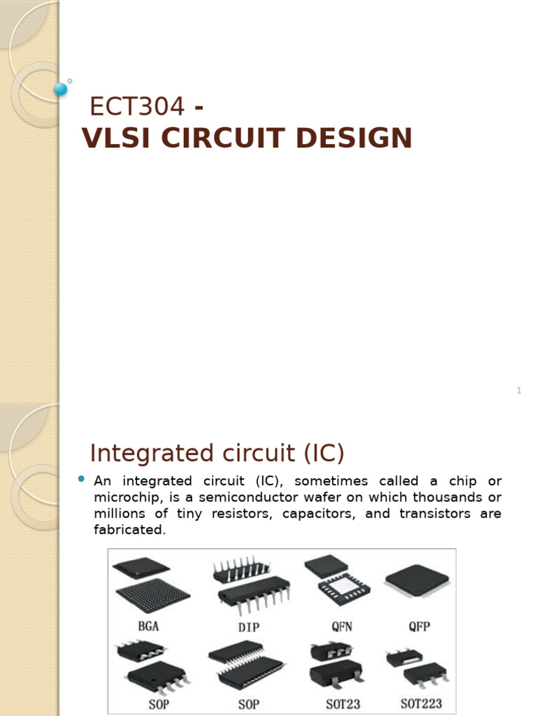 VLSI Circuit Design Basics | PDF | Mosfet | Integrated Circuit