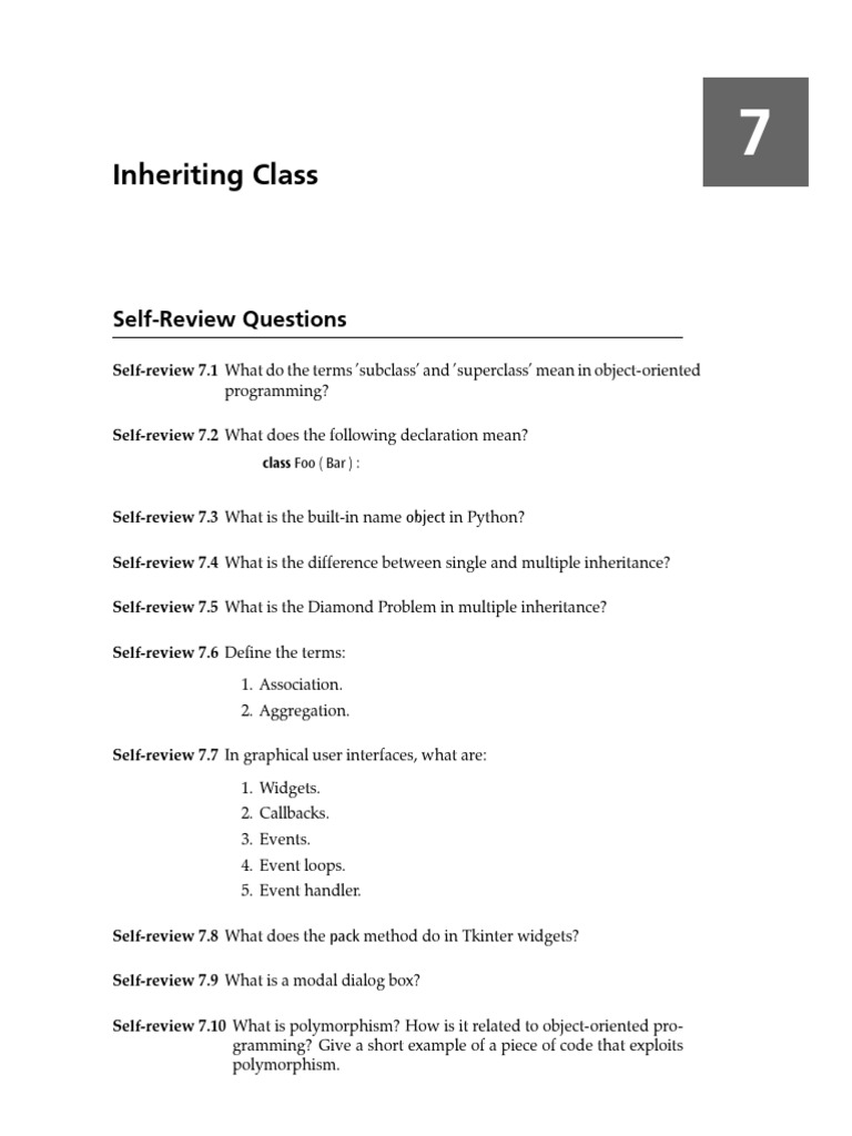 Inheritingclassanswers Pdf Class Computer Programming Inheritance Object Oriented