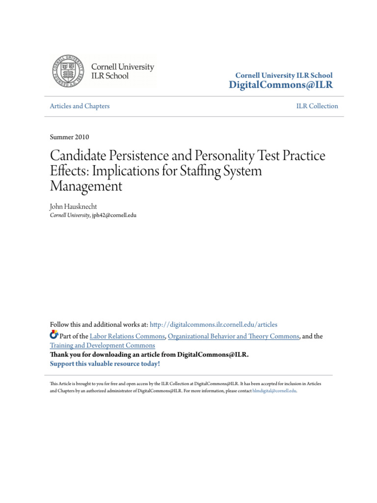 Candidate Persistence and Personality Test Practice Effects (PDFDrive ...