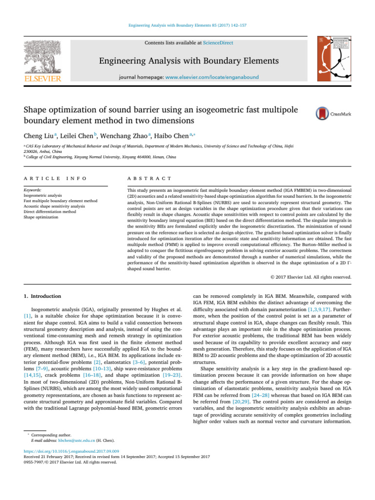 1 s2.0 S0955799717300930 Main | PDF | Finite Element Method | Spline (Mathematics)