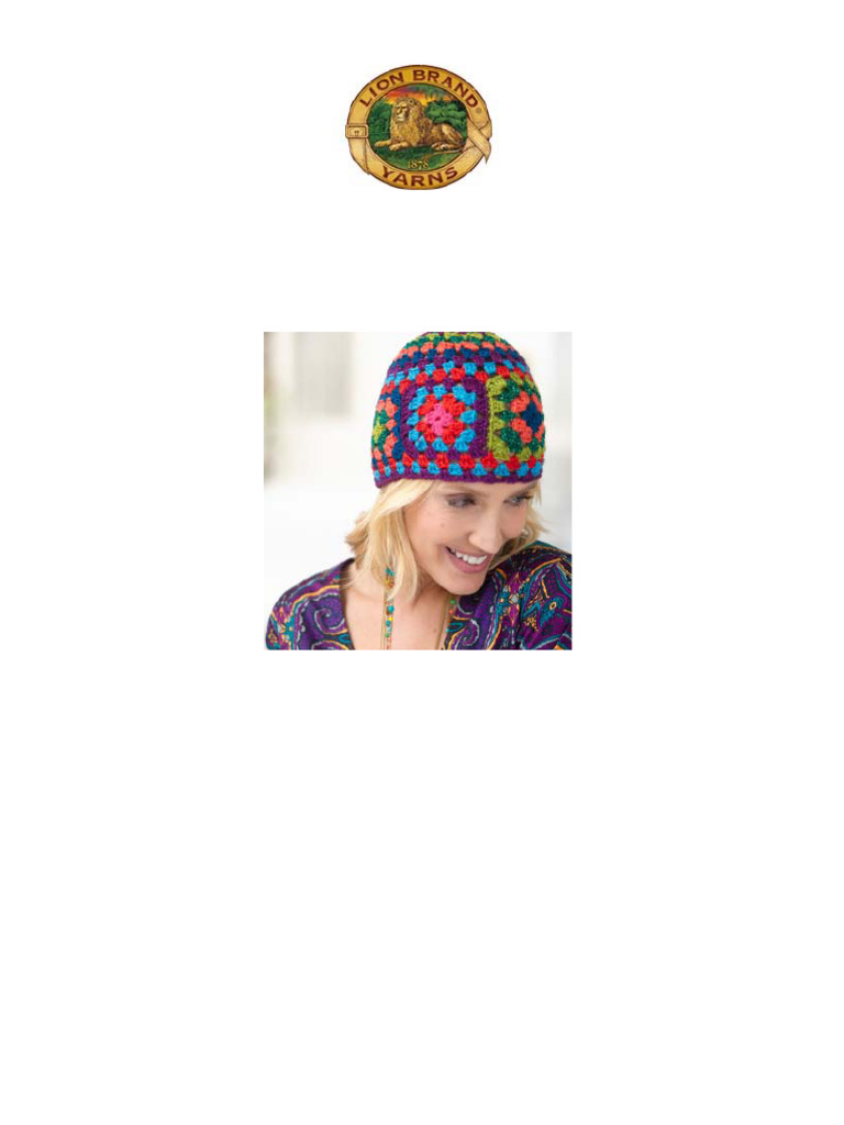 Crochet Pattern Sparkly Granny Cap L30264 v1589576210170 | PDF | Crochet | Gauge (Knitting)