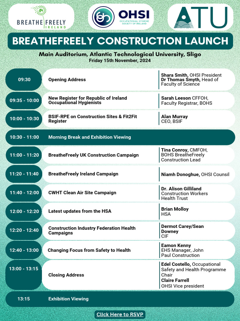 Breathe Freely Campaign Launch Event | PDF | Occupational Safety And ...
