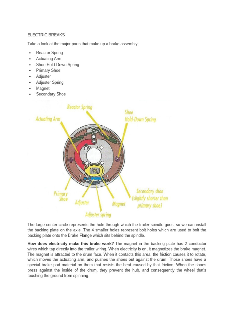 Electric Trailer Brake Guide | PDF
