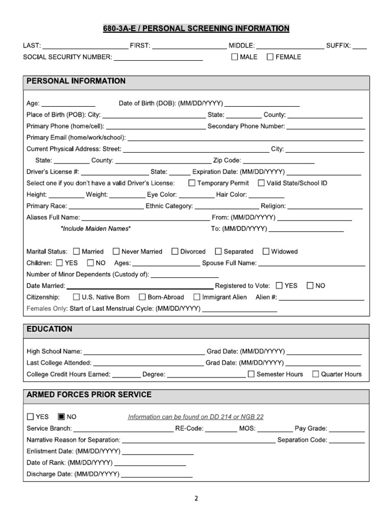 ARNG Condensed Application | PDF | Stepfamily | Human Reproduction