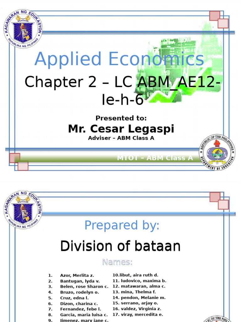 Chapter 2 Lc Abm Ae12 Ie h 6 | PDF