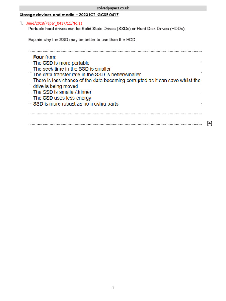 Chapter 3 Revision Questions 2023 - 2024 MS 2 | PDF