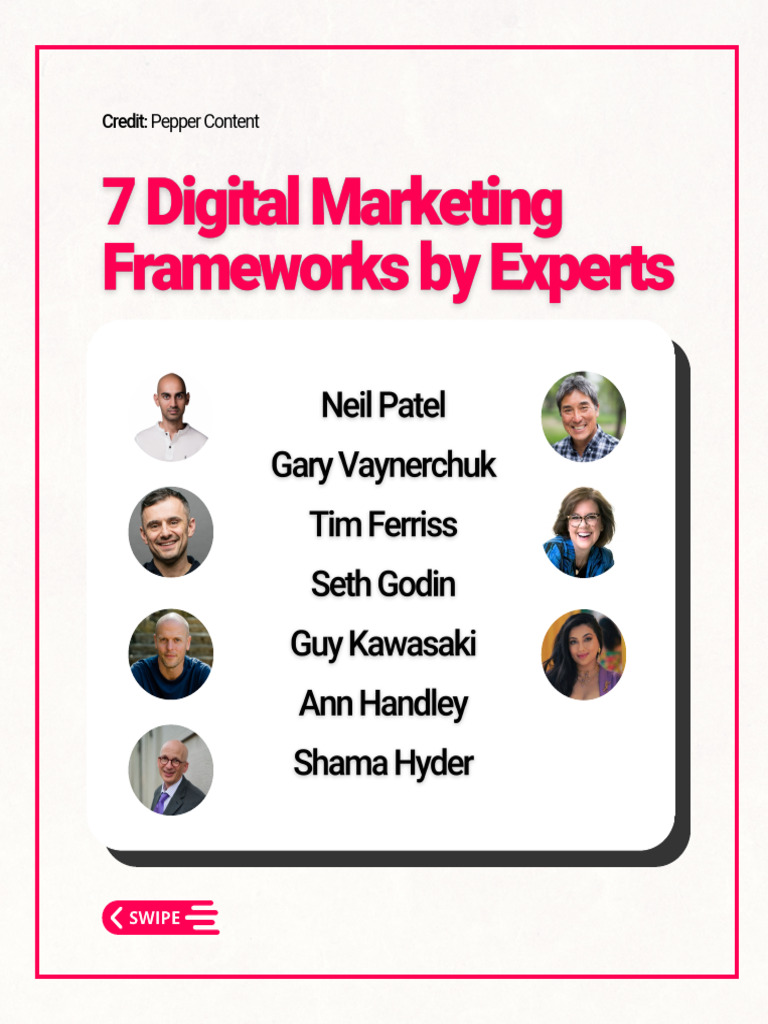 7 Digital Marketing Frameworks by Experts | PDF | Marketing | Human ...