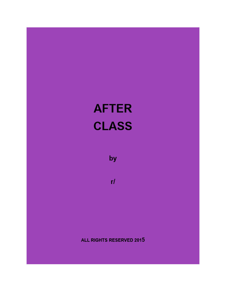 afterclass | PDF | Data