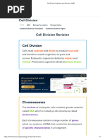 Mitosis and The Cell Cycle - Cell Division - AQA - GCSE Biology (Single ...
