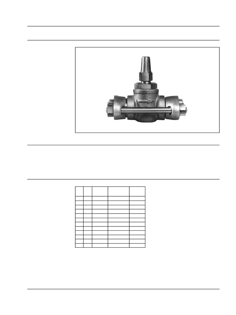 Danfoss 6F Manual Expansion Valve Guide | PDF | Valve | Engineering ...