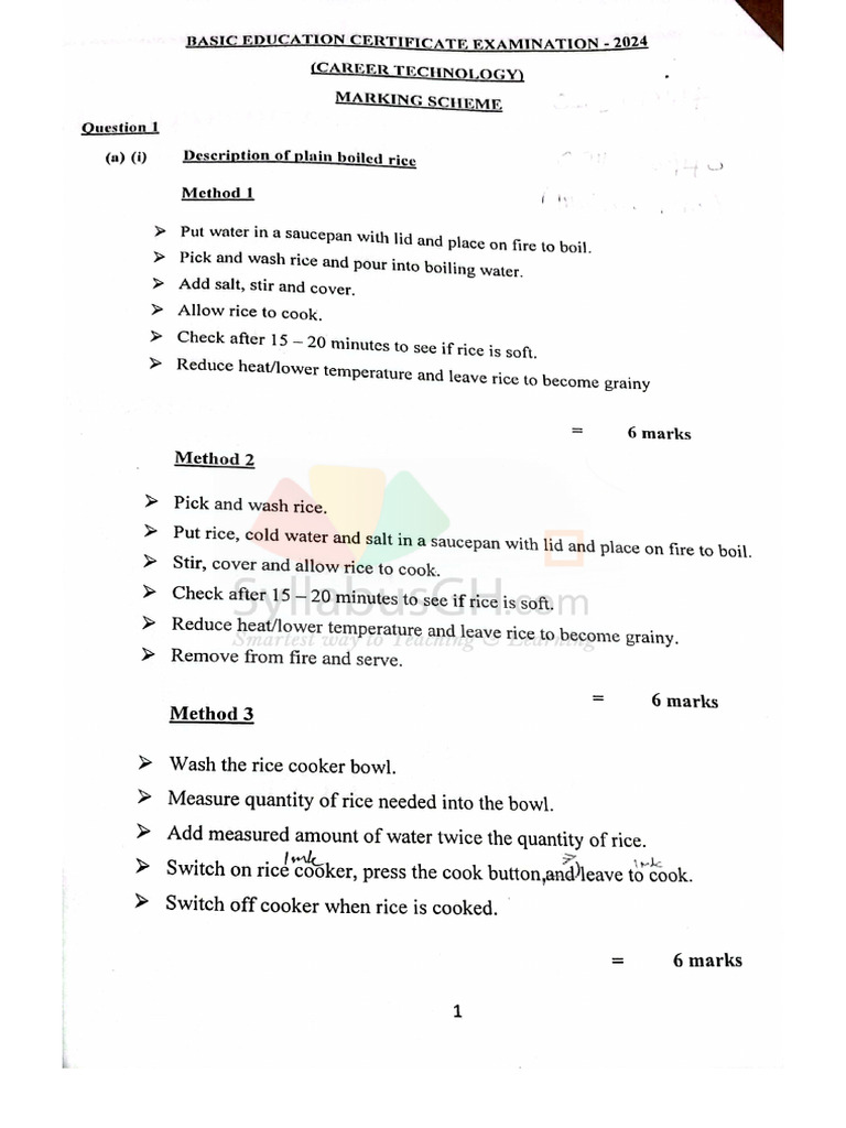 2024 Bece Career Tech 2 Solution | PDF