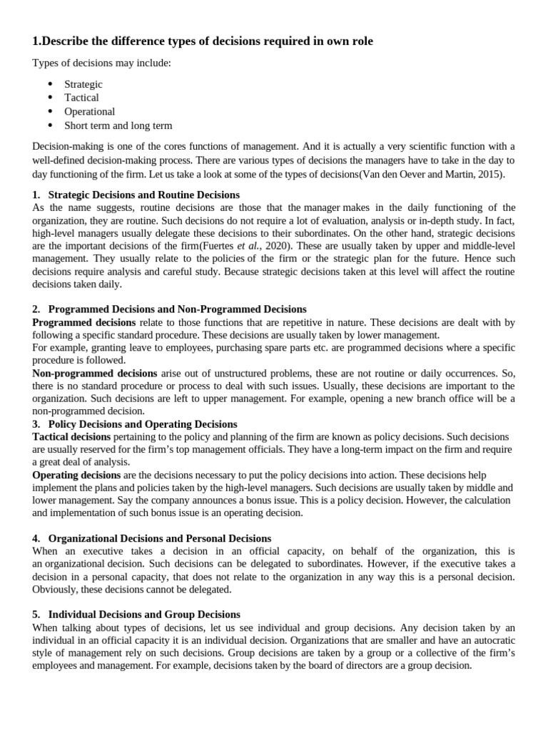 Task 3 Pdf Decision Making Information