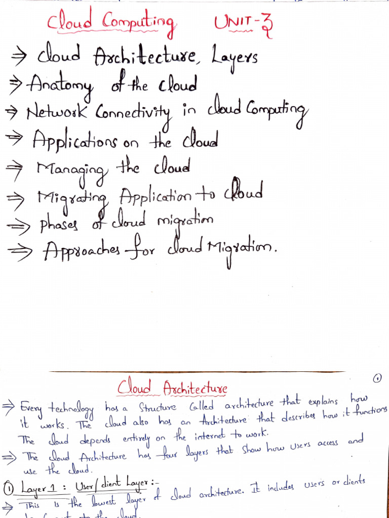 cc unit 3 full | PDF | Computing | Distributed Computing Architecture