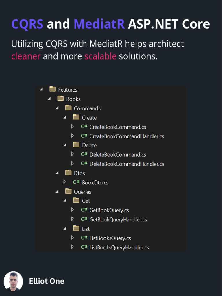 CQRS and MediatR in ASP - NET Core by Elliot One | PDF
