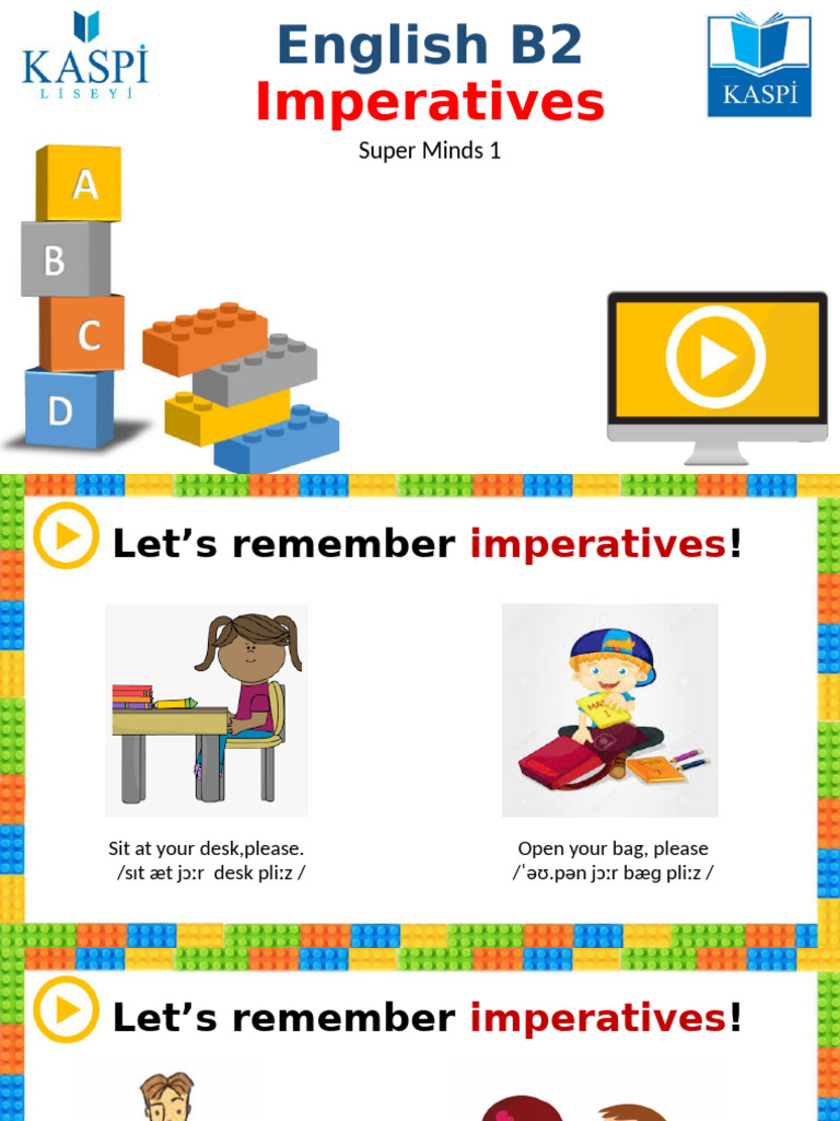 English B2 Imperatives Practice Guide | PDF