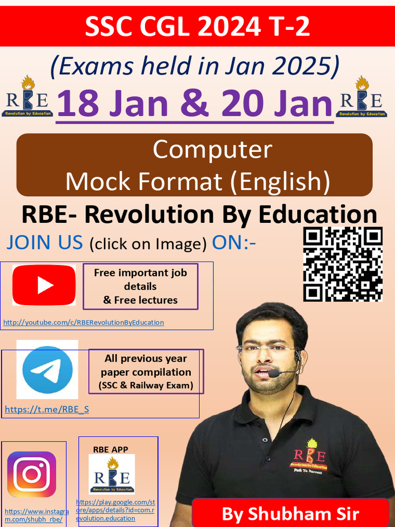 Computer - (Eng) SSC CGL 2024 T-2 - RBE - Compressed | PDF | Computer File | Computer Virus