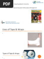 Taping and Bracing | PDF | Musculoskeletal System | Limbs (Anatomy)