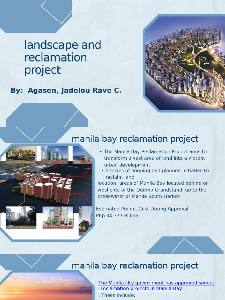 Manila Bay Reclamation Overview | PDF