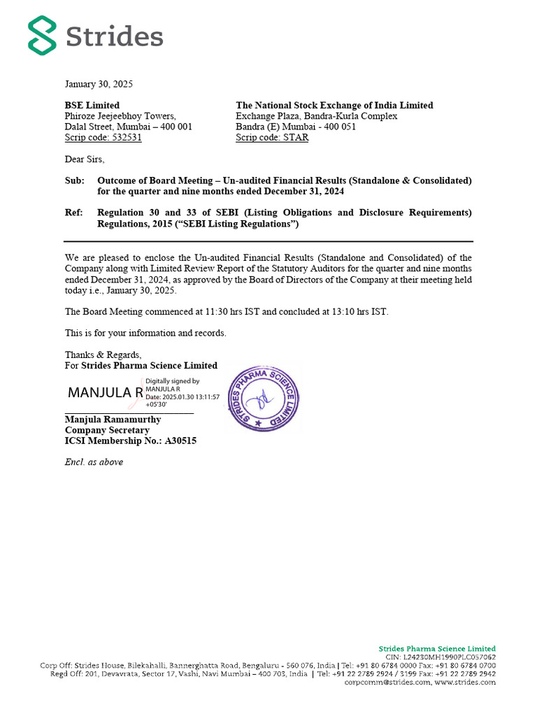 Manjula R: Encl. As Above | PDF | Audit | Accounting