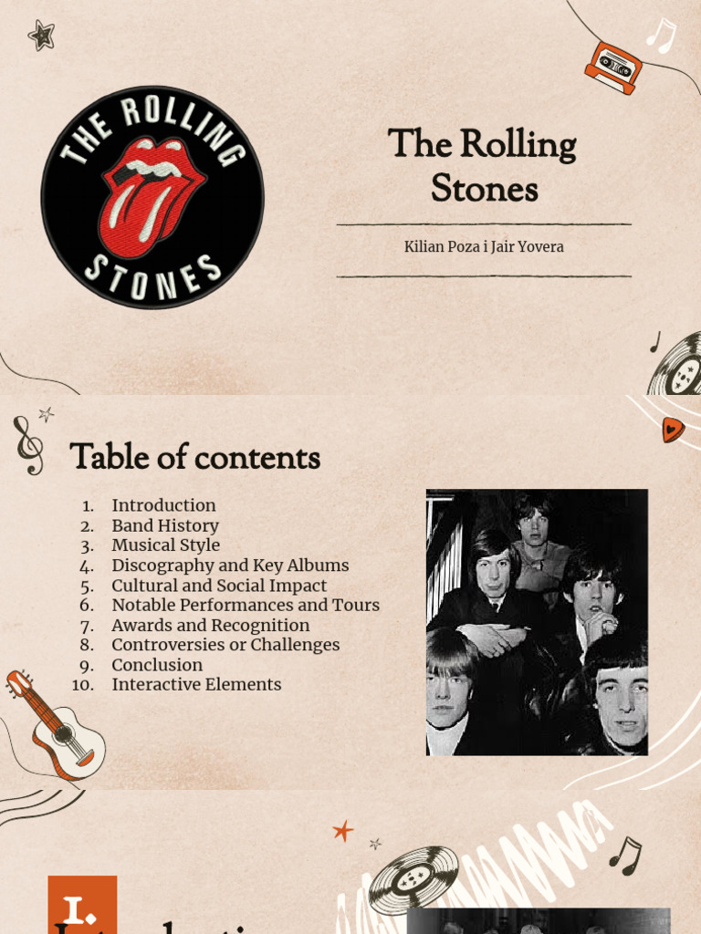 Music Project - The Rolling Stones | PDF | The Rolling Stones | Mick Jagger