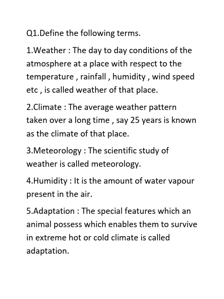 Weather, Climate, and Animal Adaptations | PDF | Bird Migration | Weather