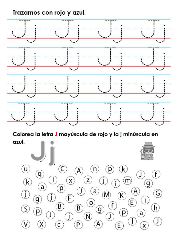 Actividades Letra J Semana 17 Primer Grado | PDF