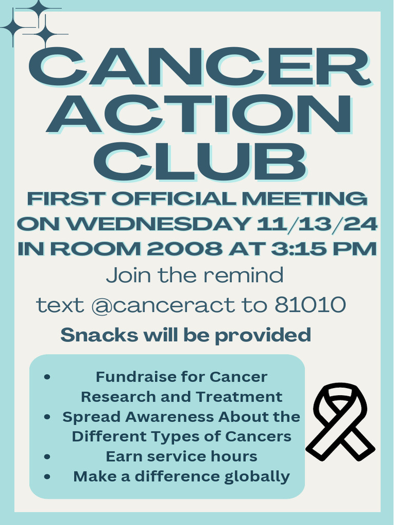 Student Cancer Awareness Club | PDF