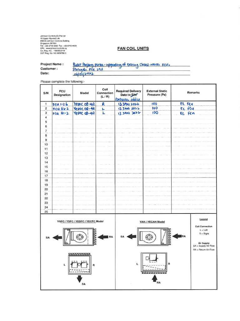 FCU Connection Form | PDF