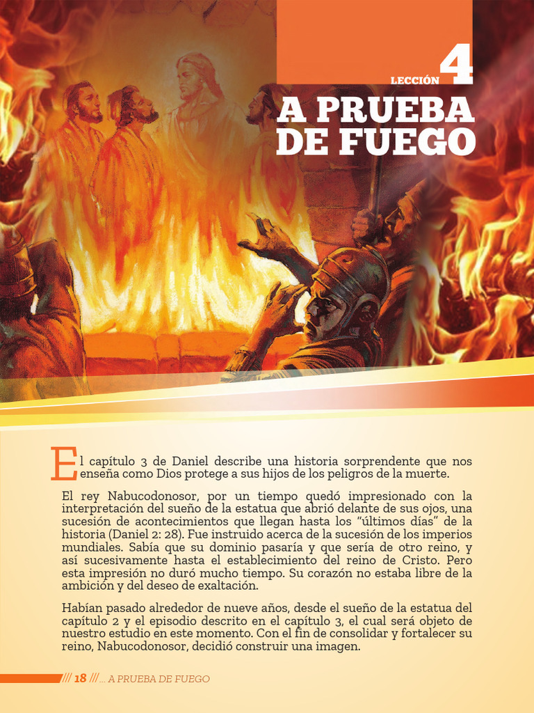 Lecciones de Fe en Daniel 3 | PDF | Daniel (figura bíblica) | Libro de ...