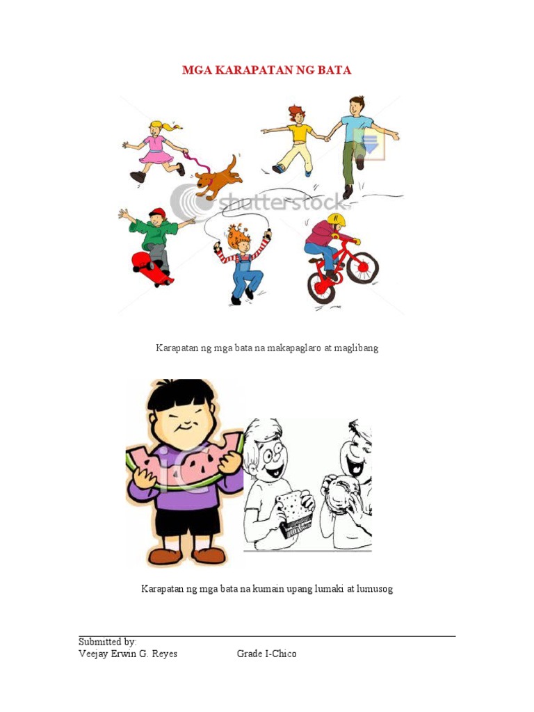 Mga Karapatan NG Bata | PDF