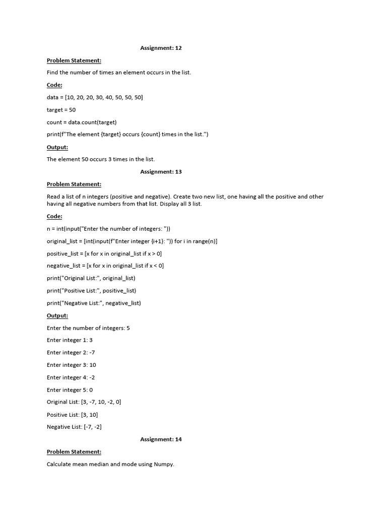 Remaining Assignment X1 | PDF