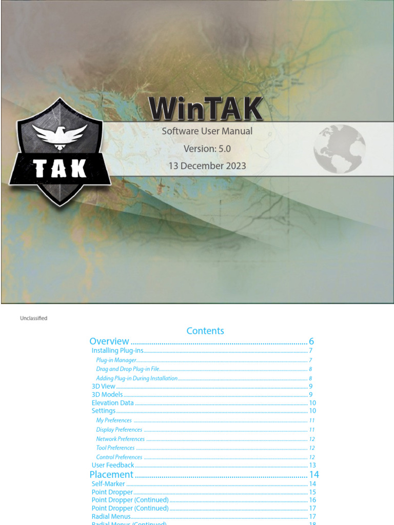 WinTAK 5.0 SUM | PDF | 3 D Computer Graphics | Icon (Computing)