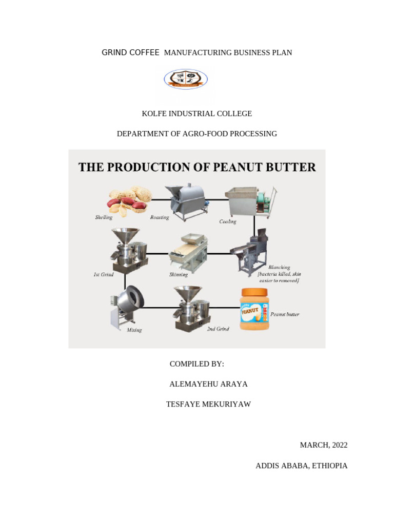 Peanut Butter Proposal EDITED | PDF | Peanuts | Peanut Butter