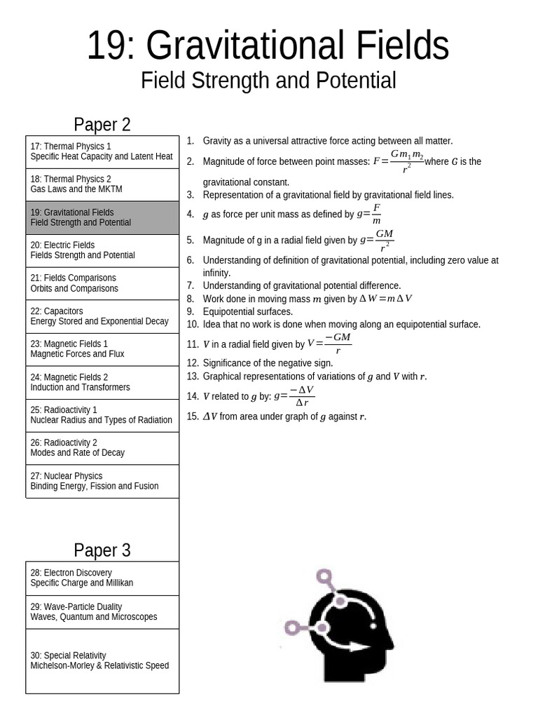 Gravitational Fields - Field Strength and Potential | PDF | Potential ...