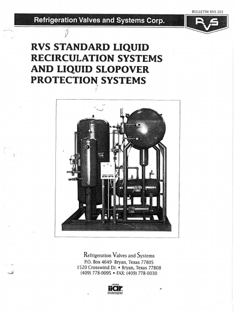RVS Liquid Transfer Systems | PDF