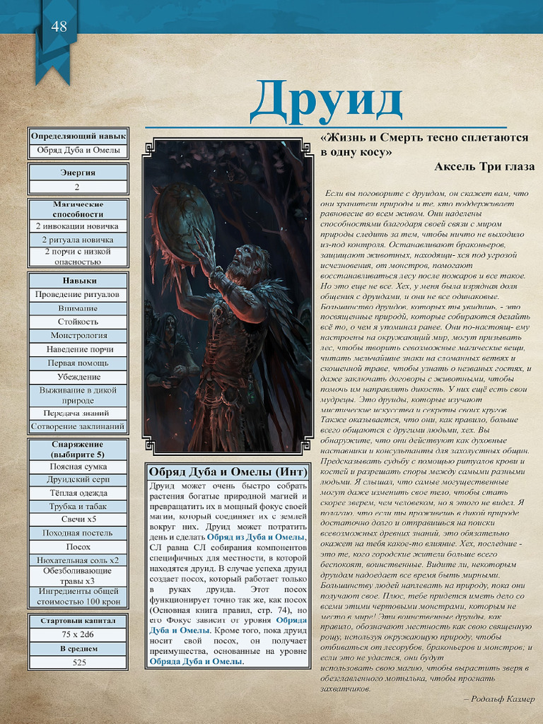 Zhrets Druid | PDF