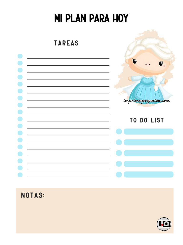 Planner Diario Elsa | PDF