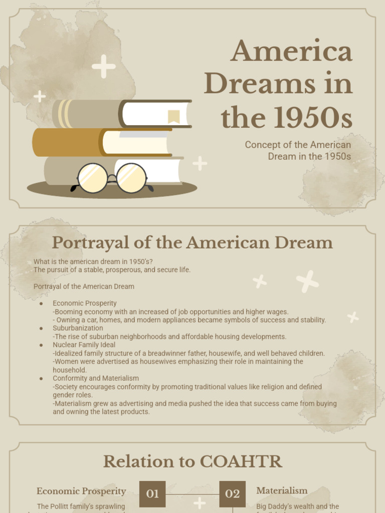 Concept of The American Dream in The 1950s | PDF | American Dream ...