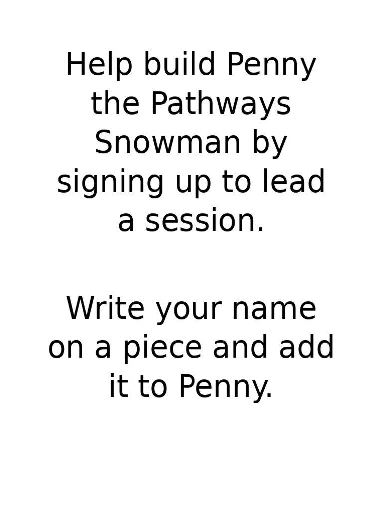 Snowman Text | PDF
