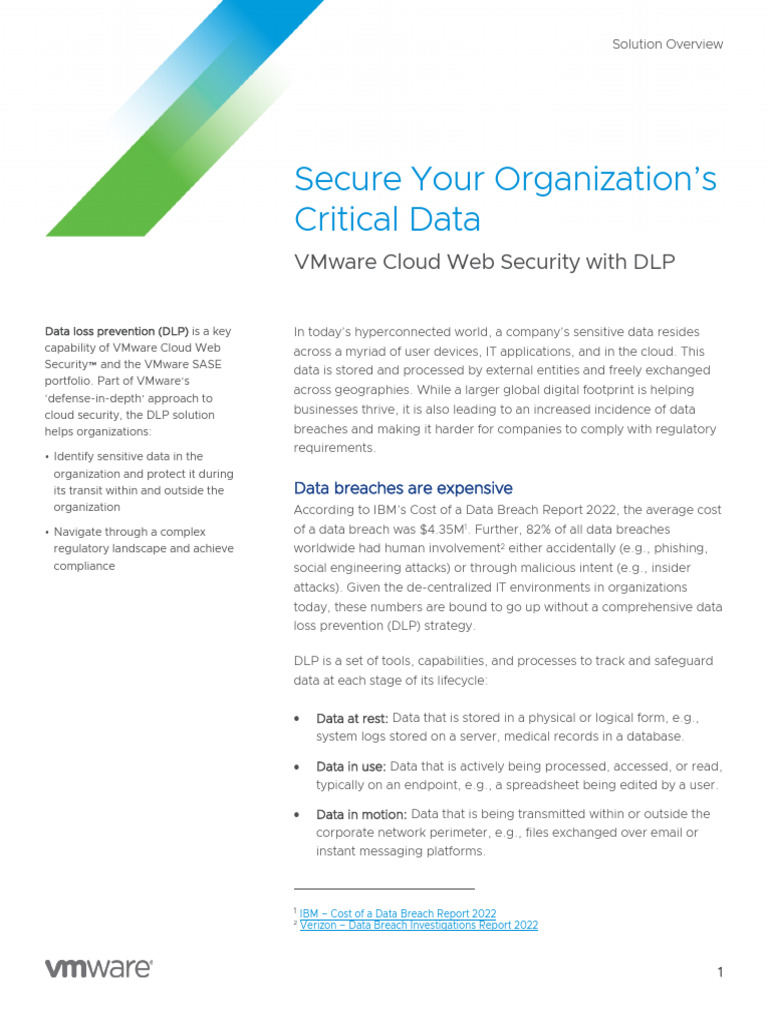 SDWAN 1024 Cloud Web Security DLP So 0822 | PDF | Security | Computer Security